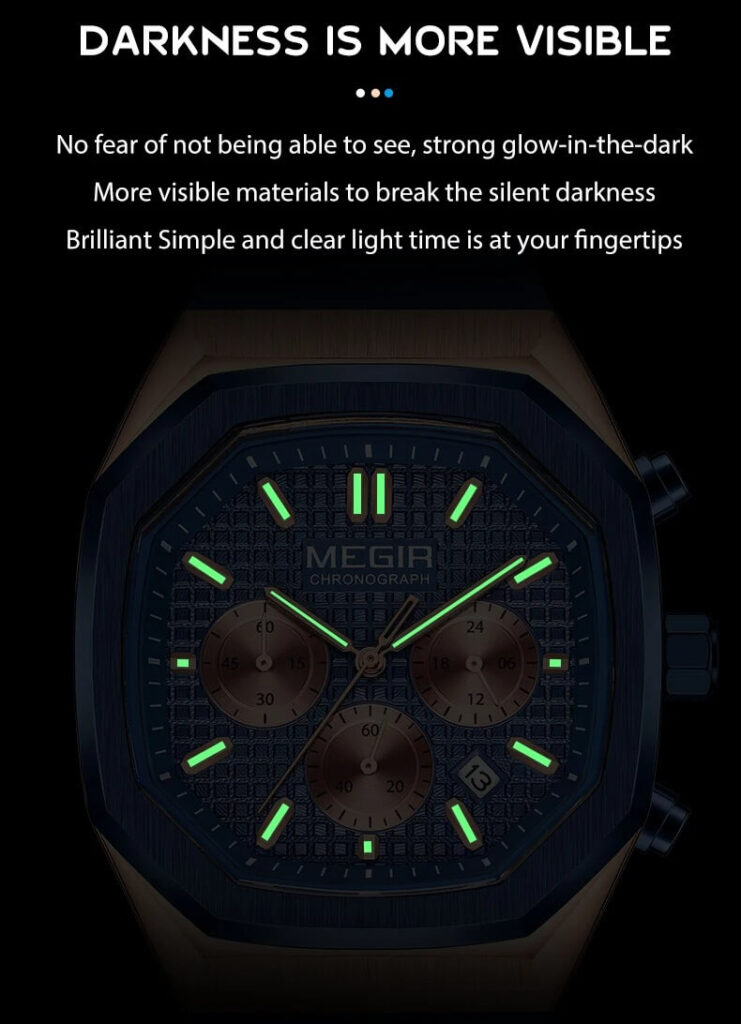 Military-Grade Luminous Octagon Dial Quartz Sport Watch