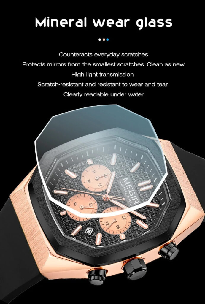 Military-Grade Luminous Octagon Dial Quartz Sport Watch