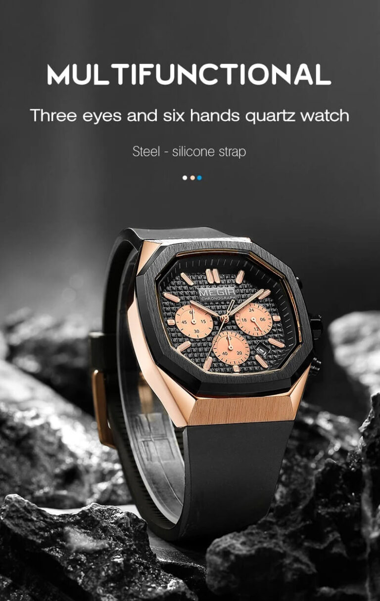 Military-Grade Luminous Octagon Dial Quartz Sport Watch